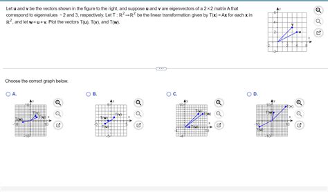 solved let u and v be the vectors shown in the figure to the