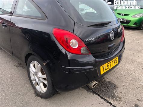 John Pye Vehicle Auctions Location Edinburgh Vauxhall Corsa