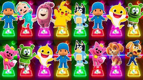 Baby Shark And Pinkfong Friends All Video Megamix Cocomelon Oddbods