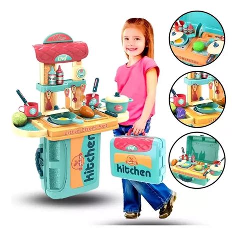 Cozinha Infantil Completa De Brinquedo Grande Fogão Pia Frete grátis