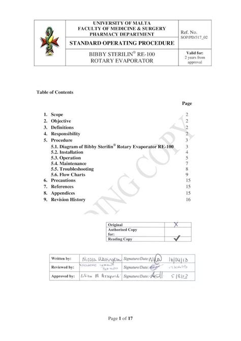 Pdf Sop Pd Standard Operating Procedure Batch