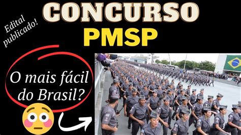 Concurso Pmsp Vagas Para Soldado O Mais F Cil Do Brasil