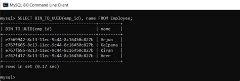 mysql uuid coding ninjas