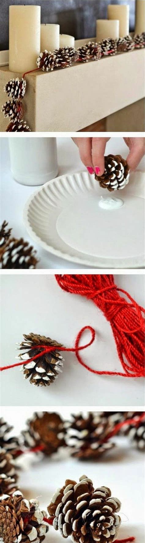 Pommes de pin pour la déco de Noël 58 idées en photos Archzine fr