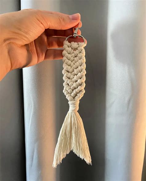 macrame mermaid tail keychain macrame keychain t idea etsy my xxx hot girl