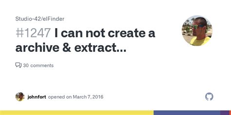 I Can Not Create A Archive Extract Issue Studio