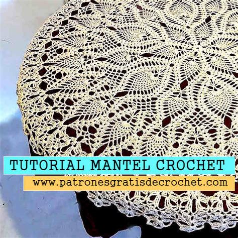 Cómo tejer un mantel redondo a crochet Tutorial Crochet y Dos