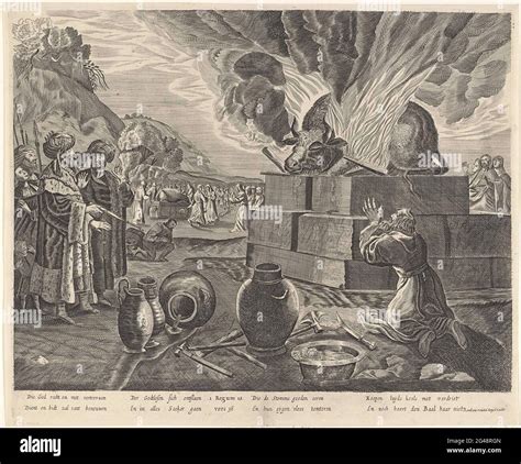 Elías y los profetas de Baal biblia espaciosa El profeta Elia se