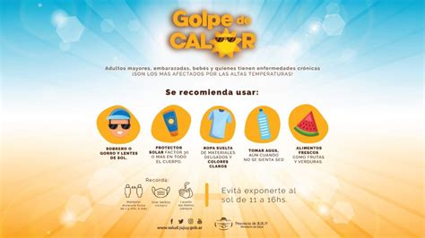 Los Cuidados Para Evitar El Golpe De Calor Ministerio De Salud