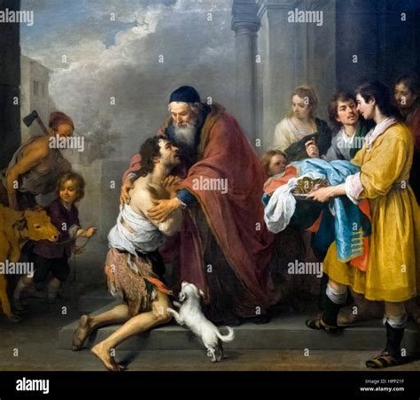 Return Of The Prodigal Son By Bartolome Esteban Murillo