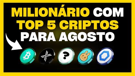 TOP 5 CRIPTOMOEDAS QUE PODEM EXPLODIR AINDA ESSE MÊS DE AGOSTO YouTube