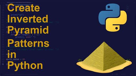Create Inverted Pyramid Patterns In Python Python Examples Python