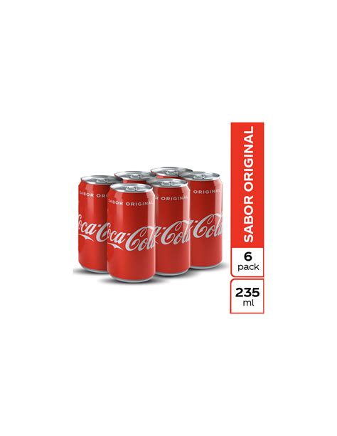 GASEOSA COCA COLA SIXPACK LT235ML