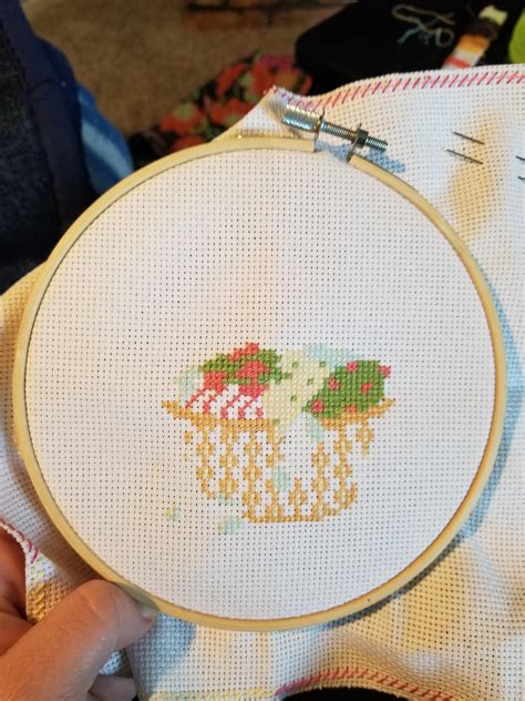 WIP Dimensions Laundry Today Or NAKED Tomorrow Kit R CrossStitch