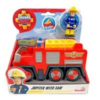 Paniate Sam Il Pompiere Camion Jupiter 17 Cm Con Personaggio Sam