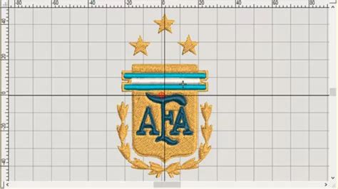 Matriz De Bordado Escudo Afa Argentinan 3 Estrellas En Venta En Tigre