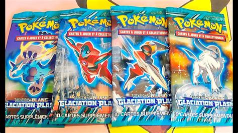 Ouverture Pokémon 4 Boosters N B Glaciation Plasma Des Pokémon au