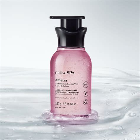 Acquagel Hidratante Desodorante Corporal Nativa SPA Ameixa 250 G O