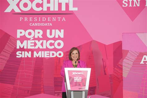 Xóchitl Gálvez presenta sus 15 propuestas por un México sin Miedo de