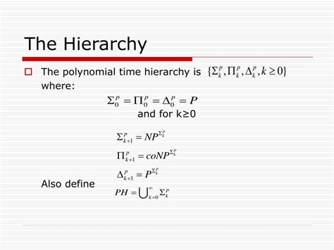 ppt polynomial time hierarchy powerpoint presentation free download id 3399553