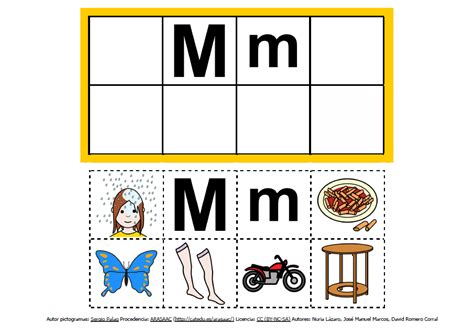 Abecedario Con Pictogramas M Informaticaparaeducacionespecial