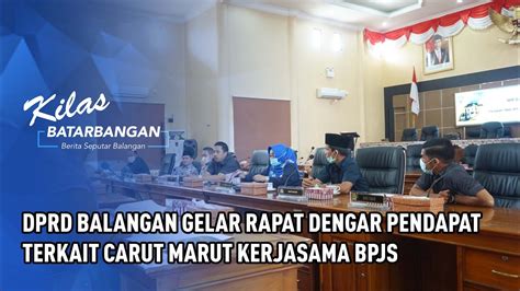 DPRD Balangan Gelar Rapat Dengar Pendapat YouTube