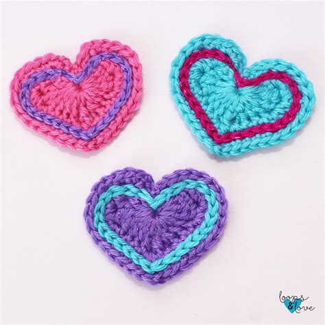 Easy Crochet Hearts Loops Love Crochet