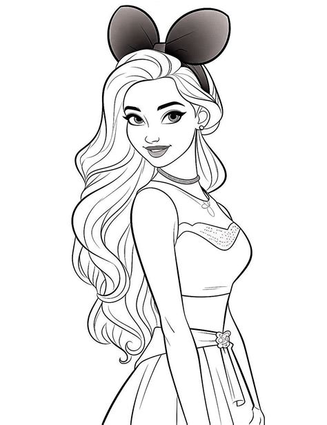 Barbie Rockstar Coloring Pages