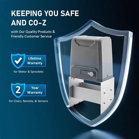 Buy CO Z 2700 Lb Automatic Sliding Gate Opener With 2 Remote Controls