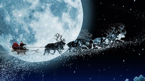 Santa Claus And His Reindeer