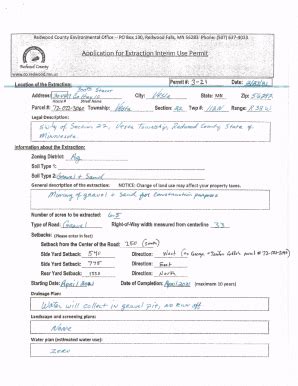 Fillable Online Permit Applications And Forms City Of Redwood Falls