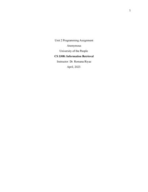pa cs 3308 unit 2 2023 pa cs 3308 unit 2 2023 docx unit 2 programming assignment anonymous