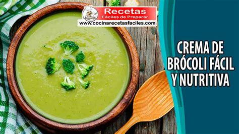 Crema De Br Coli Light Recetas De Sopas Y Cremas