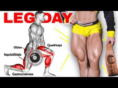 Super Treino de Pernas Rápido e Eficaz Ficando Quadriceps e Glúteo em