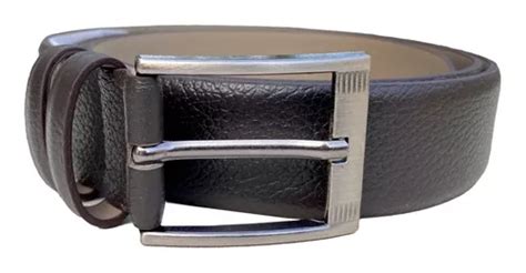 Cintur N Fasolo Para Hombre Piel Aut Ntica Hebilla Color Caf Talla