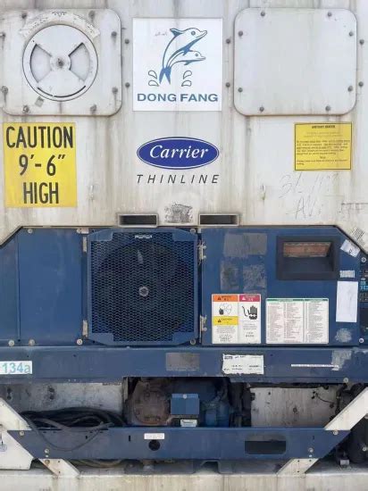Used Second Hand ISO Standard 40 FT Hc Reefer Shipping Container 25