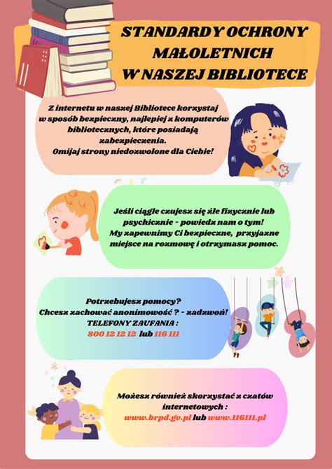 Standardy Ochrony Małoletnich wersja skrócona dla dzieci graficzna