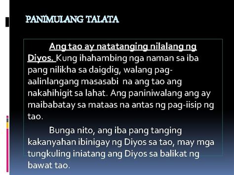 TALATA Magkakaugnay Balangkas Layunin Pagunlad Ng Kaisipang Nakabase