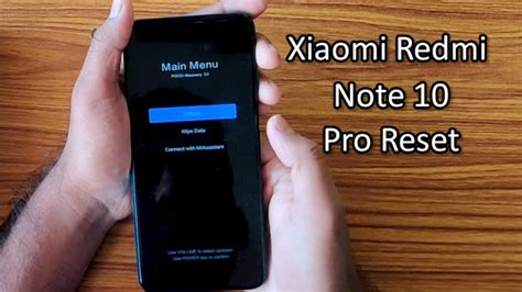 How To Reset Xiaomi Redmi Note 10 Pro Mobile Using Hard Reset Find