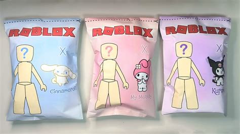 Paper Diy Roblox Sanrio Outfits Blind Bag Paper Cinnamonroll My