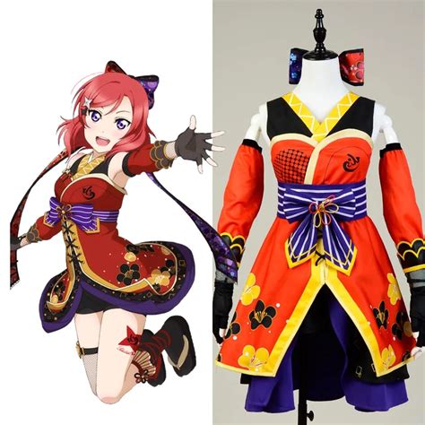 Lovelive Love Live Nishikino Maki Awakening Ninja Shinobi Dress Cosplay Costumes For Women