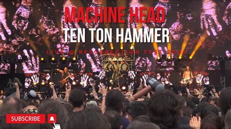 Machine Head Ten Ton Hammer Ressurection Fest 2024 Day 1 YouTube