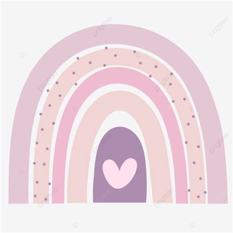 Color Pastel Boho Arcoiris PNG Dibujos Arco Iris Color Pastel Boho