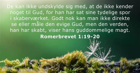 14 August 2021 Dagens Bibelvers Romerbrevet 1 19 20 DailyVerses Net