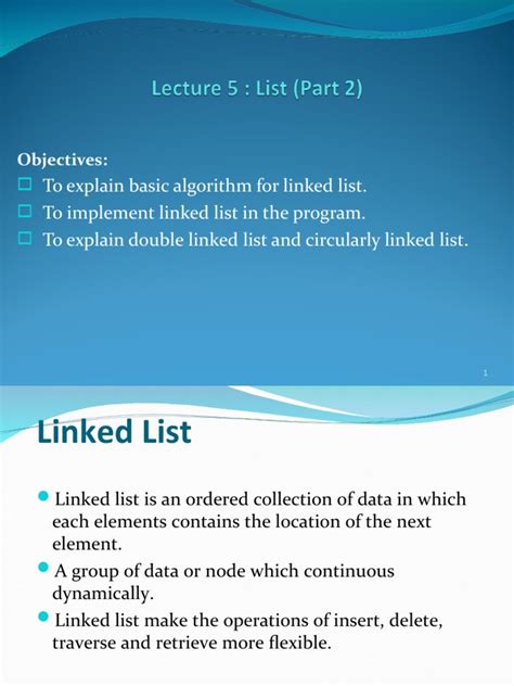 an in depth explanation of linked list data structures implementations and common operations