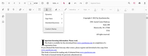 stamp annotation in angular pdfviewer component syncfusion