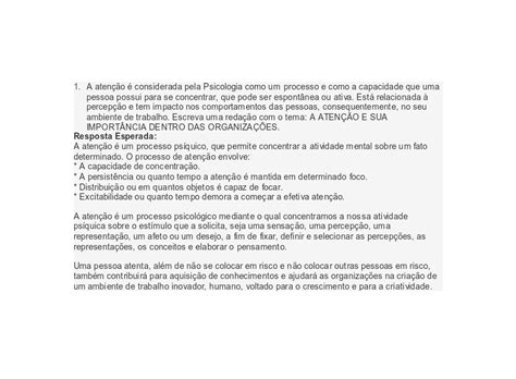 Redacao Psicologia Organizacional Psicologia Organizacional E Do Trabalho