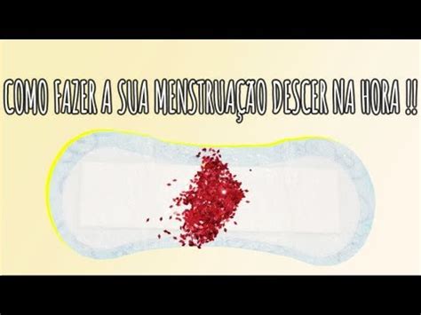 COMO FAZER A SUA MENSTRUAÇÃO DESCER 5 RECEITAS QUE FUNCIONA