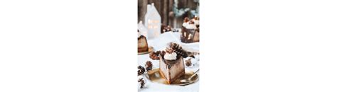 Cheesecake de Noël chocolat crème de marron et Palets de Pont Aven