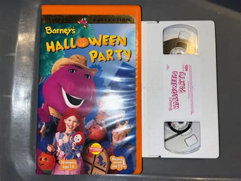 BARNEY BARNEYS Halloween Party VHS 1998 4 EUR 6 65 PicClick DE
